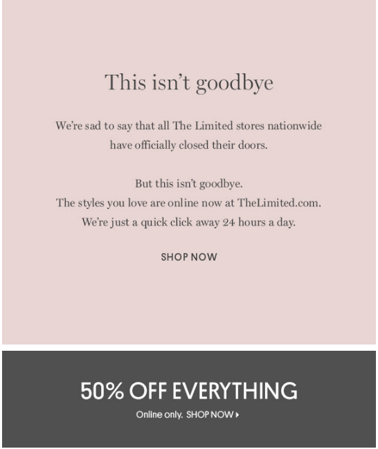 ALL “The Limited” Stores are Now Closed…??? | Cloud's Corner